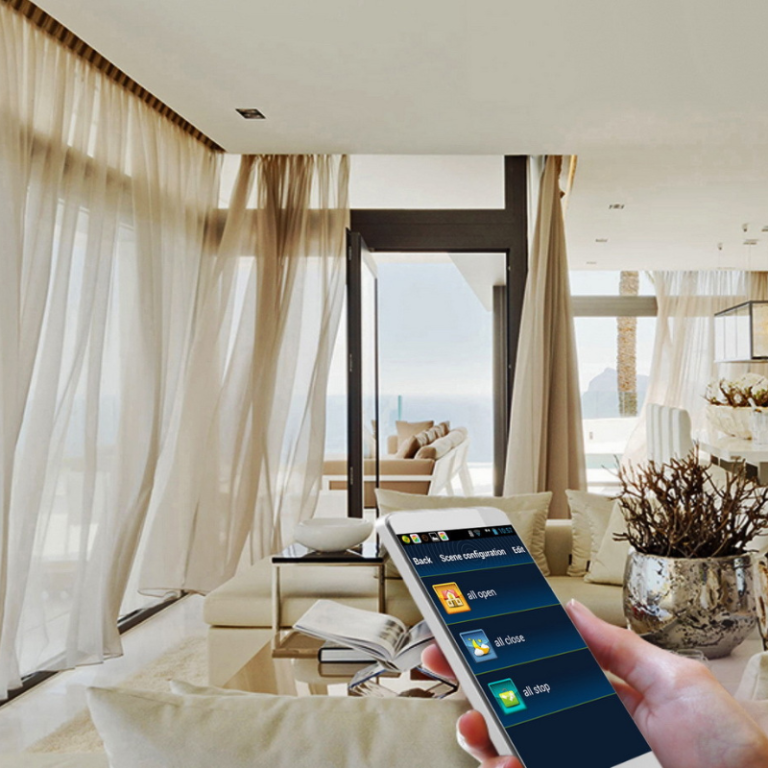 Smart Curtains / Blinds - Smart Home Automation System | Devices | Dubai, UAE